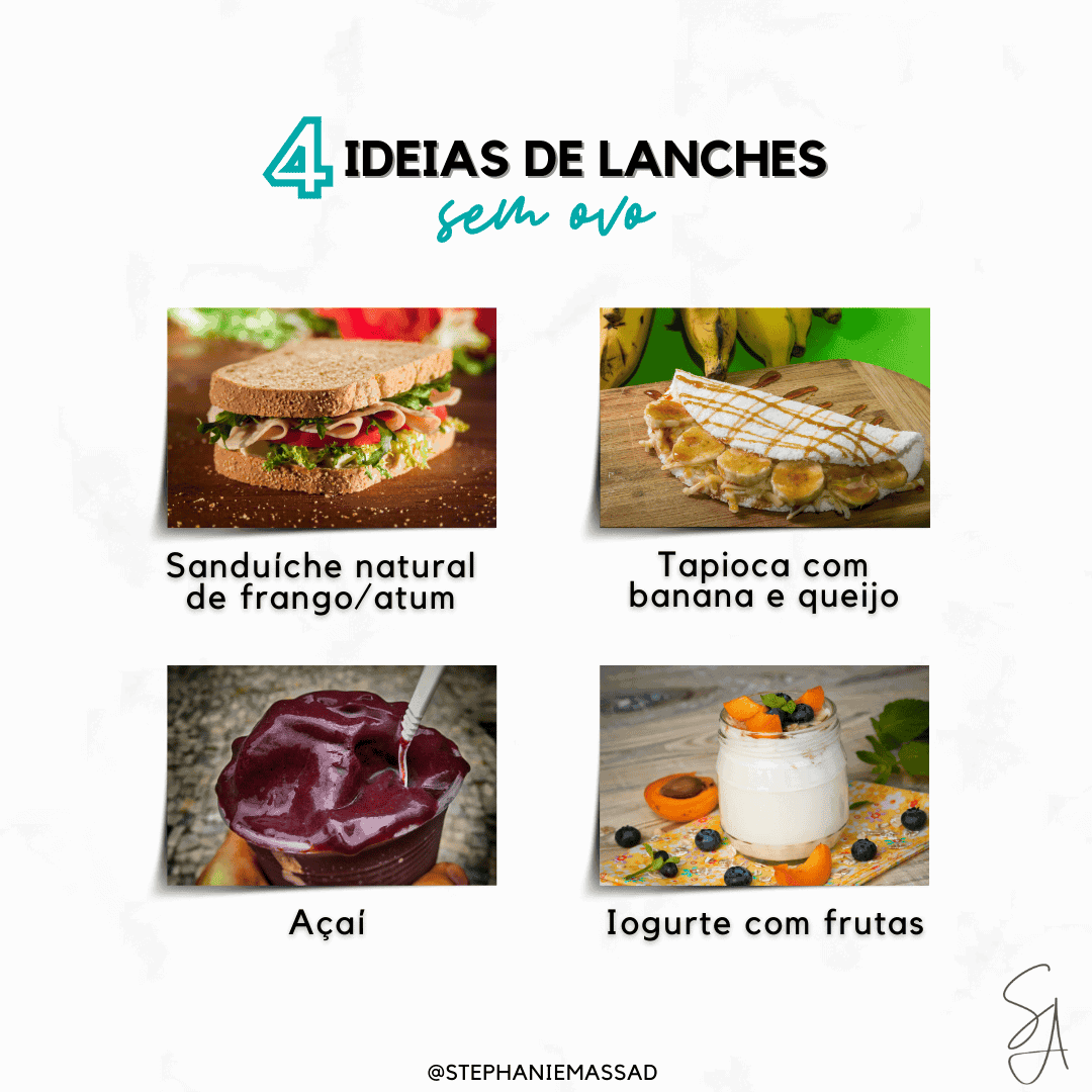 4 ideias de lanche sem ovo - Jornal A Gazeta do Acre